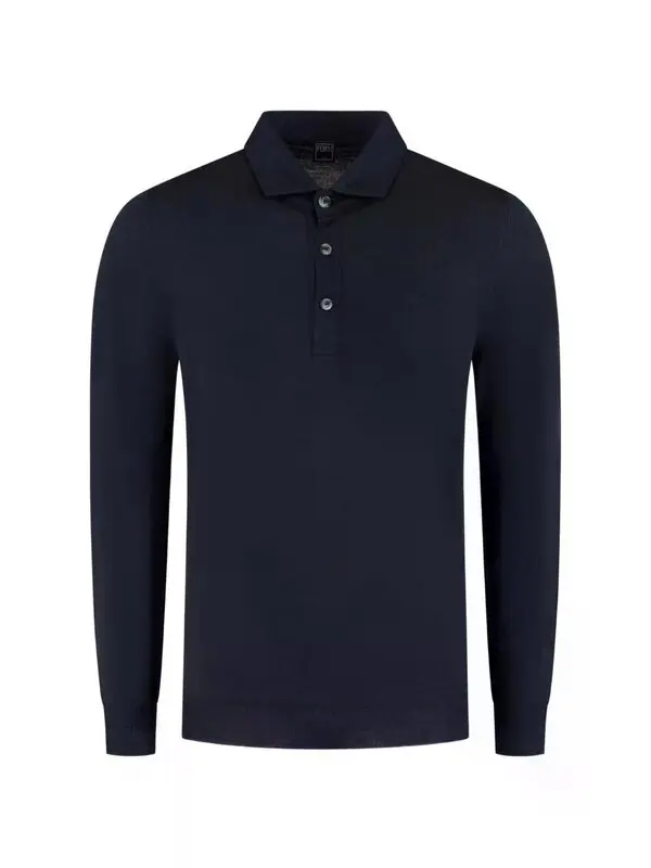 Fedeli Long-sleeved Polo Shirt