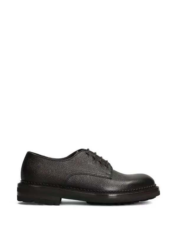 GREEN GEORGE Grainy Derby Shoes