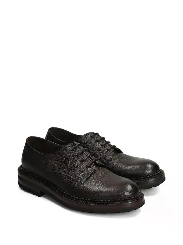 GREEN GEORGE Grainy Derby Shoes