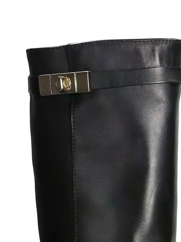 JULIE DEE Turn-lock Knee-high Boots