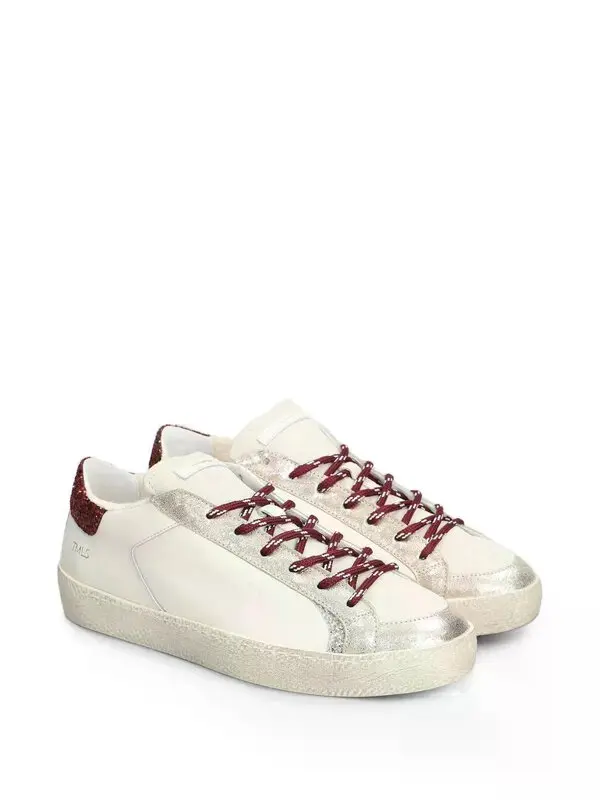 AMA-BRAND Glitter-panel Metallic-trim Sneakers
