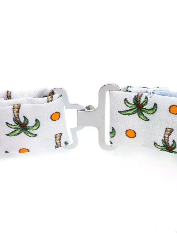 FEFÈ Palm Tree Print Bow Tie