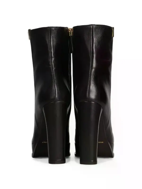 CHANTAL Platform Leather Ankle Boots