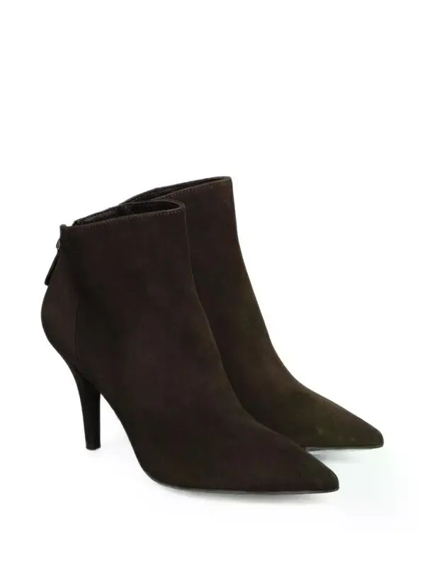 CHANTAL Pointed-toe Suede Ankle Boots