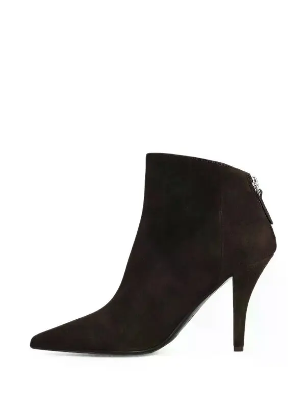 CHANTAL Pointed-toe Suede Ankle Boots