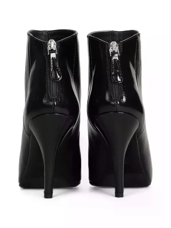 CHANTAL Pointed-toe Leather Ankle Boots
