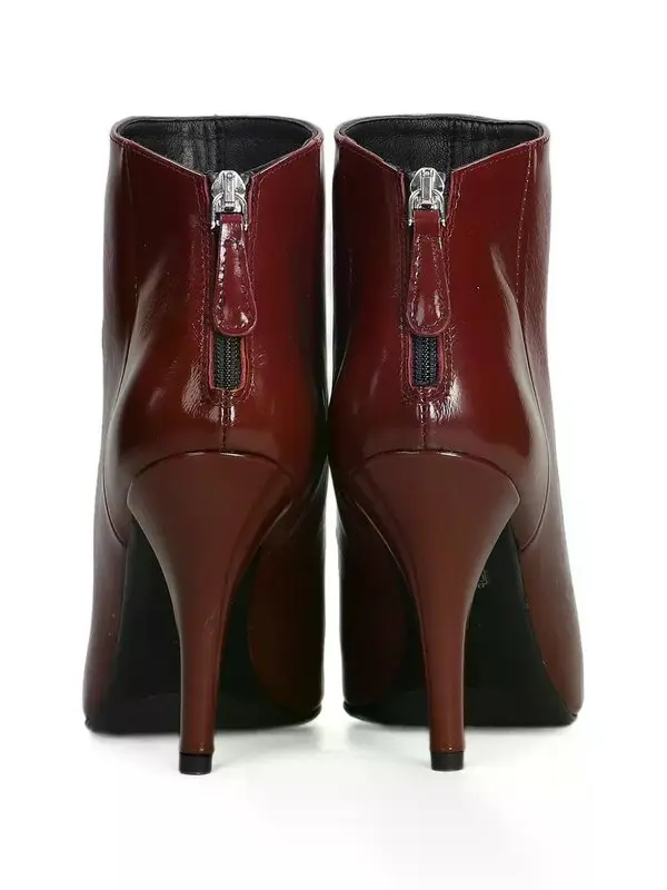 CHANTAL Pointed-toe Leather Ankle Boots