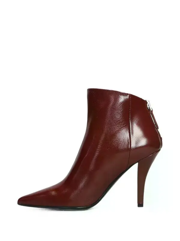 CHANTAL Pointed-toe Leather Ankle Boots