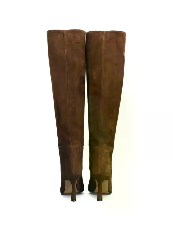 L'ARIANNA Pointed-toe Suede Boots