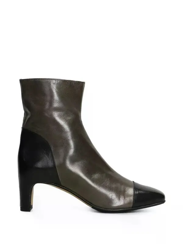 L'ARIANNA Two-tone Leather Pumps