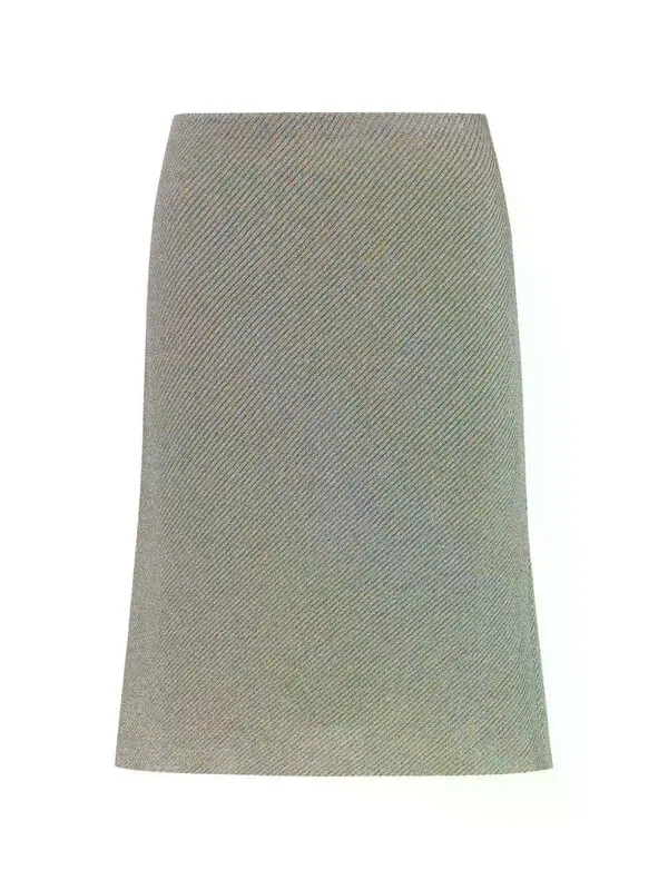 Miu Miu Knitted Flared Mini Skirt