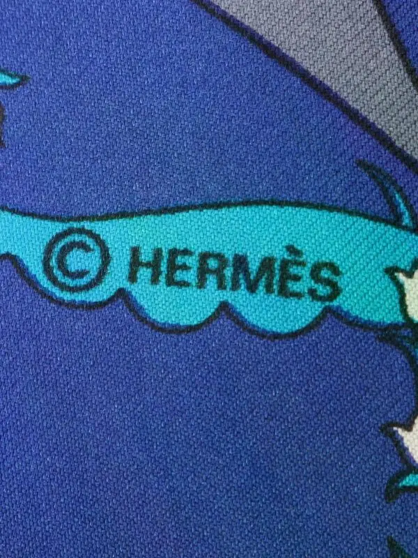 Hermès 2010s Poesie Persane Scarf