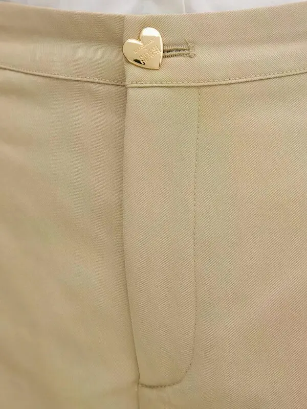SILVIAN HEACH Layered-detail Straight-leg Trousers