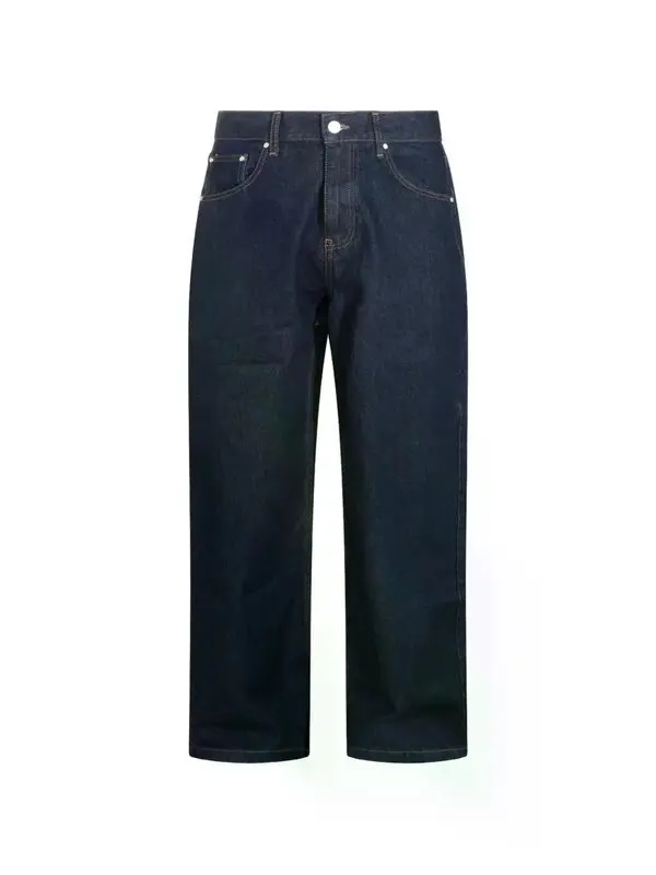 ARTE ANTWERP Logo-embroidered Straight-leg Jeans