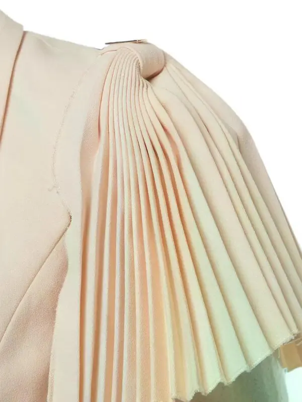 Elisabetta Franchi Shawl-lapel Pleated-sleeve Jacket