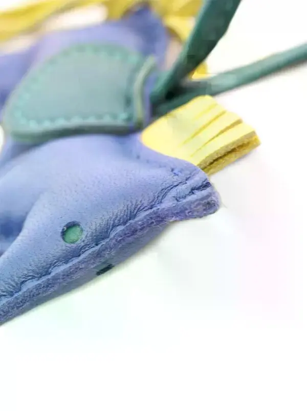 Hermès Pm Rodeo Bag Charm - Blue