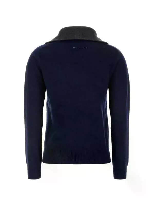 MAISON MARGIELA Quarter-zip Knitted Sweater