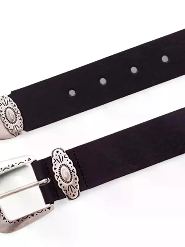 BGM LABEL Engraved-buckle Belt