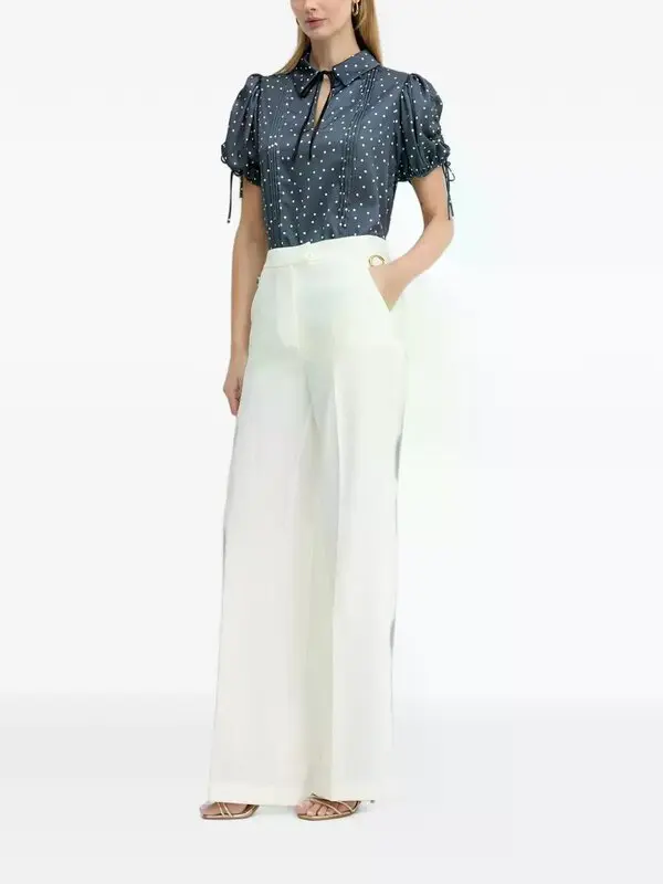 SILVIAN HEACH Polka-dot Pleated Top