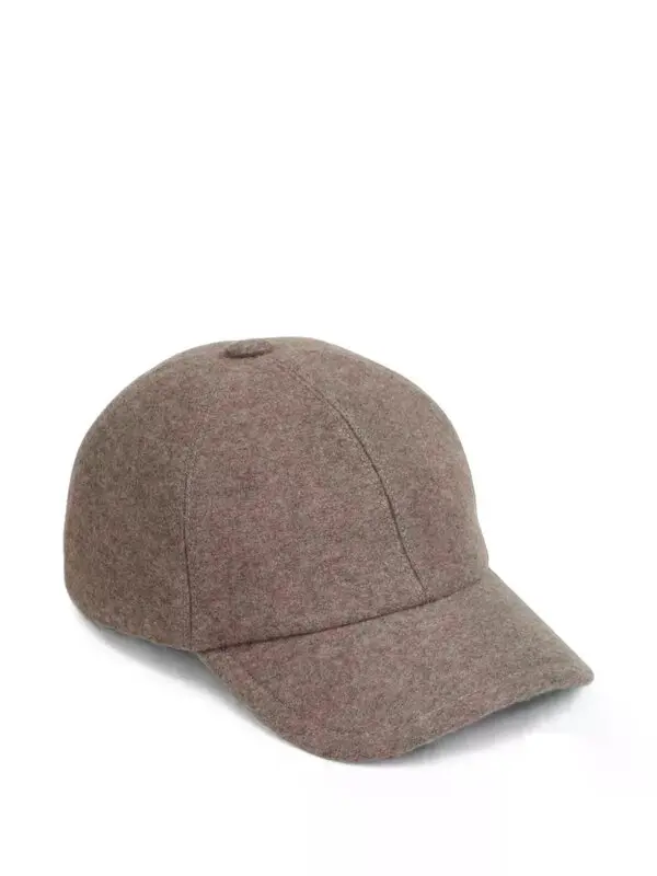 Fedeli Brushed-effect Cashmere Cap