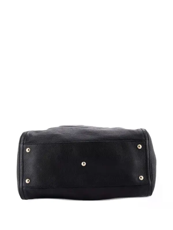 Gucci Soho Leather Shoulder Bag - Black