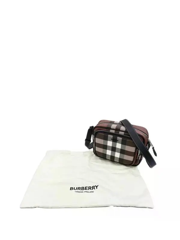 Burberry 2018-2023 Giant Check E-canvas Paddy Crossbody Bag