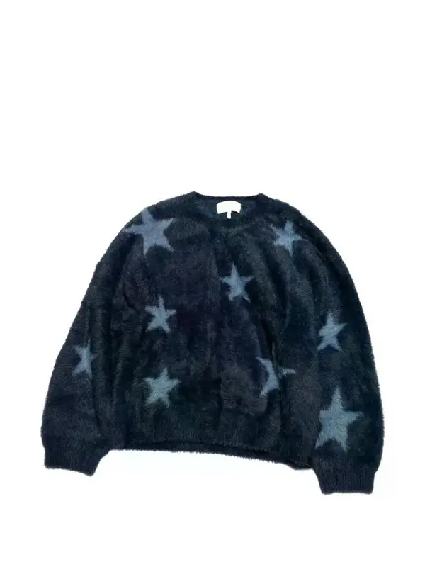 ONETEASPOON Fluffy Star-motif Sweater