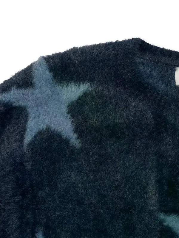 ONETEASPOON Fluffy Star-motif Sweater