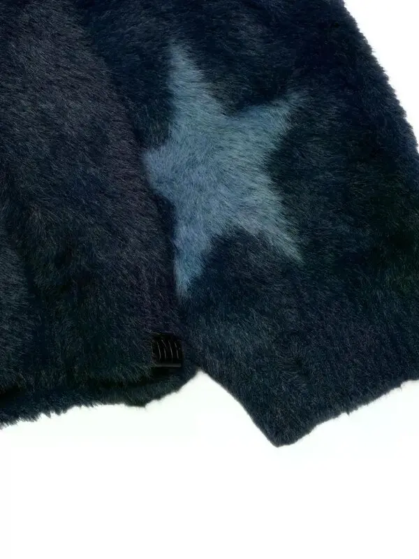 ONETEASPOON Fluffy Star-motif Sweater