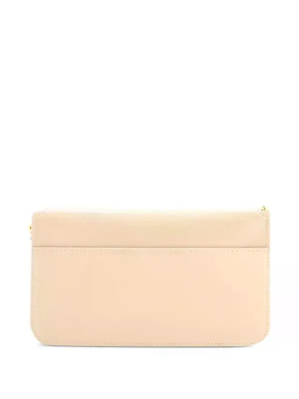 Saint Laurent Classic Monogram Phone Holder Leather Crossbody Bag - Neutrals