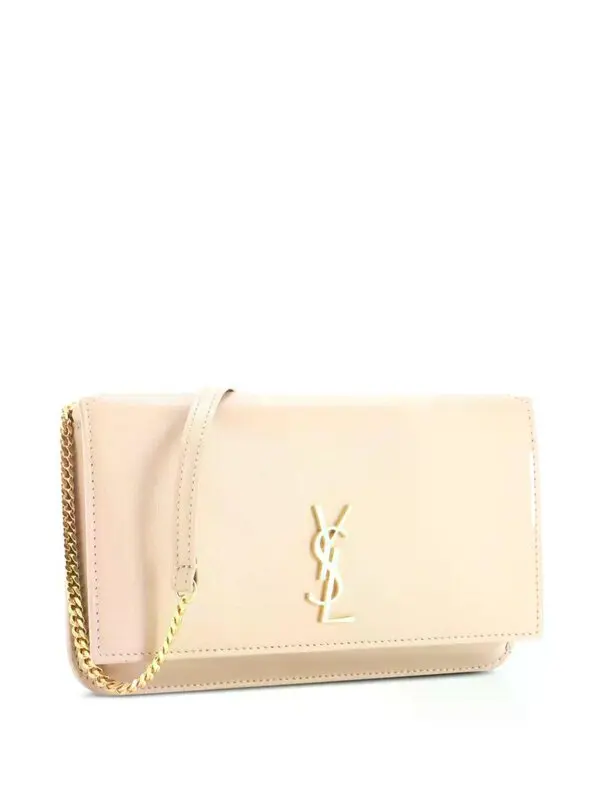 Saint Laurent Classic Monogram Phone Holder Leather Crossbody Bag