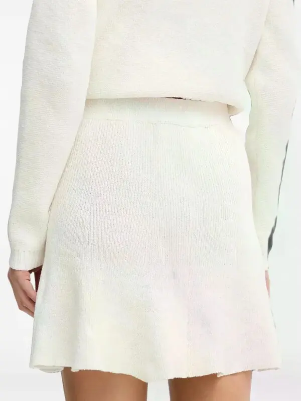 SILVIAN HEACH Knitted Ruffled Mini Skirt