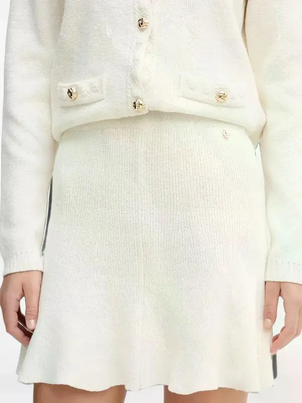 SILVIAN HEACH Knitted Ruffled Mini Skirt
