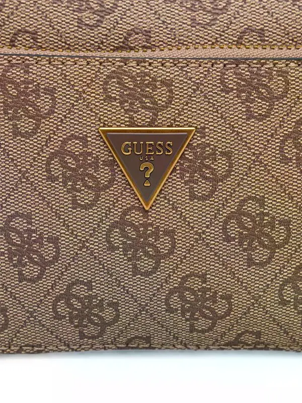 Guess Monogram-print Zip-up Belt Bag