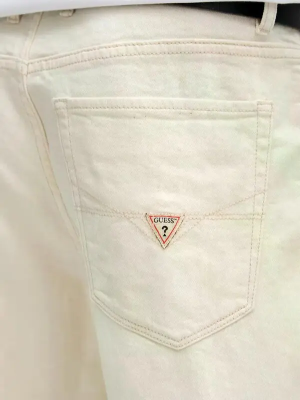 Guess Logo-patch Denim Shorts