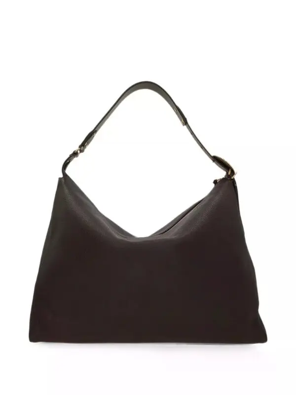 Etro Logo-lettering Grained-leather Shoulder Bag