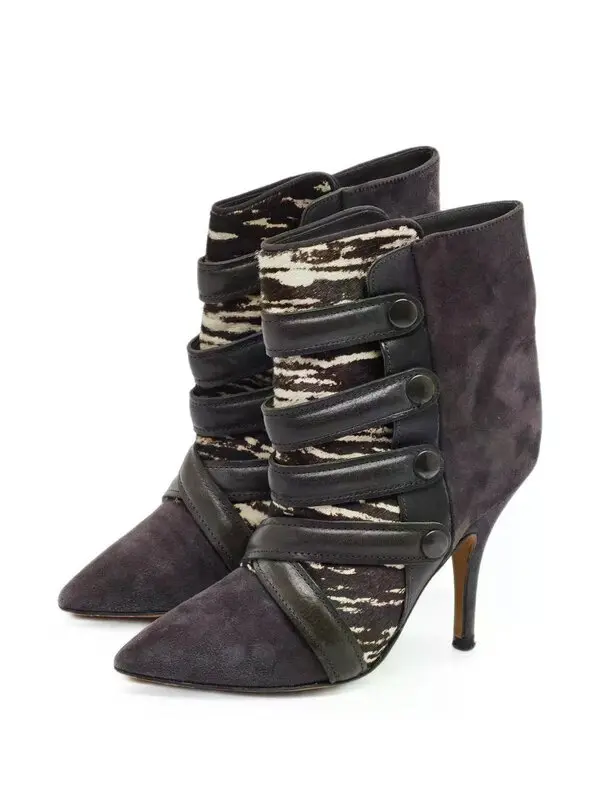 Isabel Marant Étoile Calf Hair Suede Ankle Boots