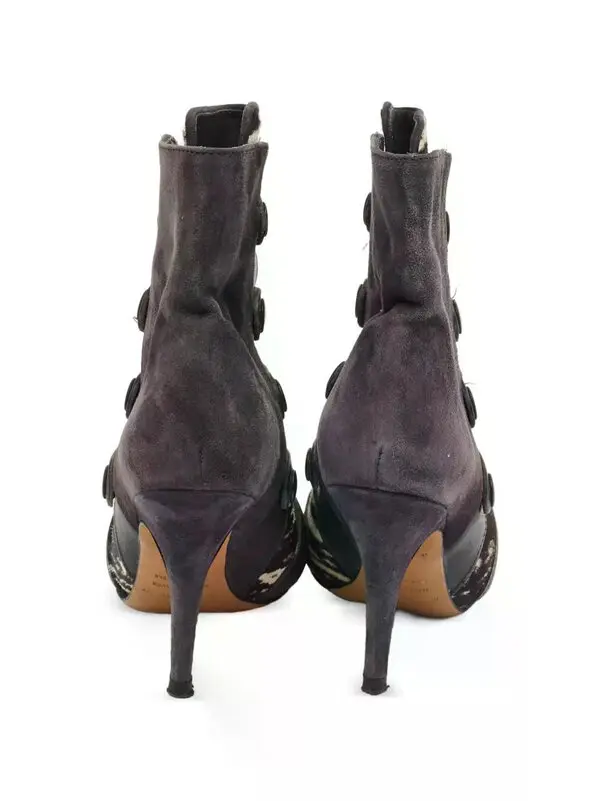Isabel Marant Étoile Calf Hair Suede Ankle Boots