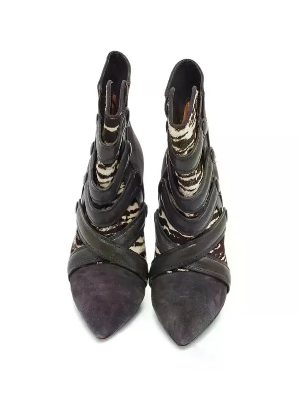 Isabel Marant Étoile Calf Hair Suede Ankle Boots