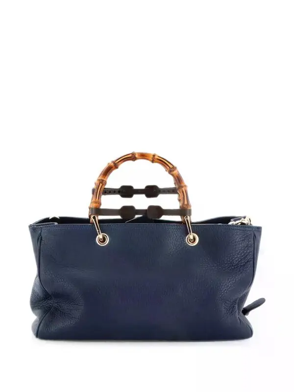 Gucci Bamboo Shopper Leather Medium Tote Bag