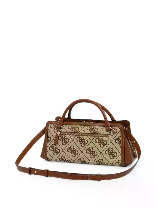 Guess Monogram-print Logo-plaque Shoulder Bag