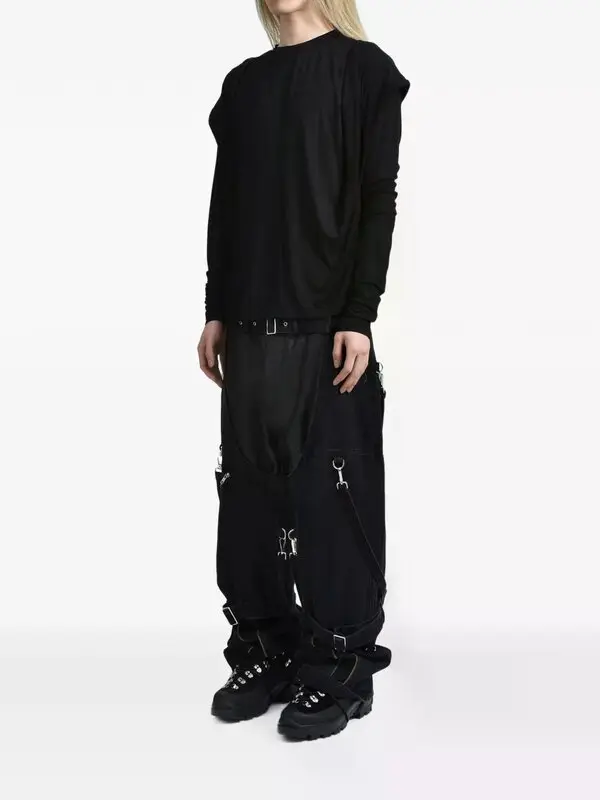 JUN/NAKAYAMA Bondage-style Denim Chaps