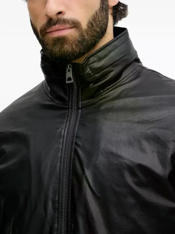 Guess Logo-plaque Zip-up Jacket