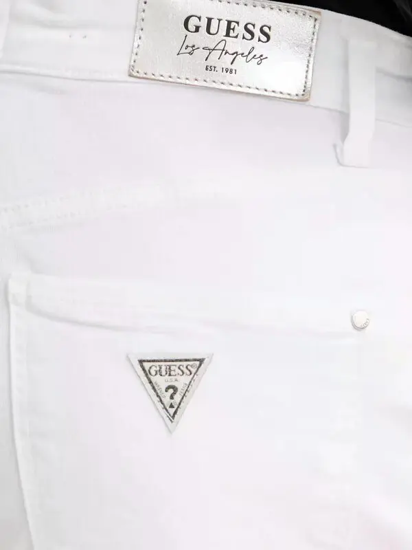 Guess Logo-patch Straight-leg Jeans