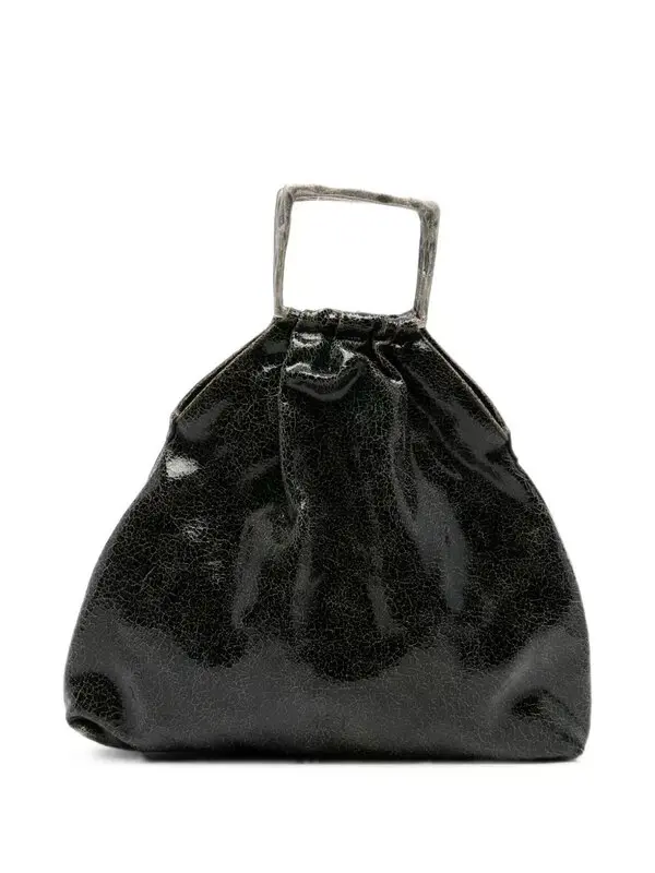 AUTENTICA 504 Medium Crinkled-effect Frame Pouch