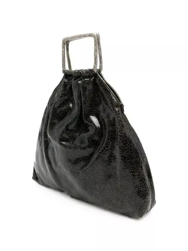 AUTENTICA 504 Medium Crinkled-effect Frame Pouch