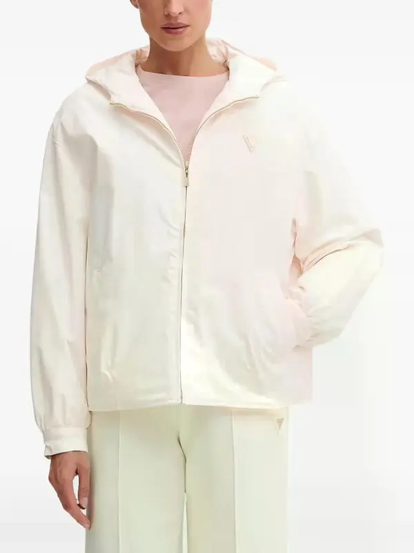 Guess Hooded Logo-patch Jacket