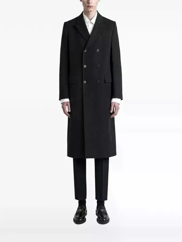 Prada Double-breasted Wool Coat