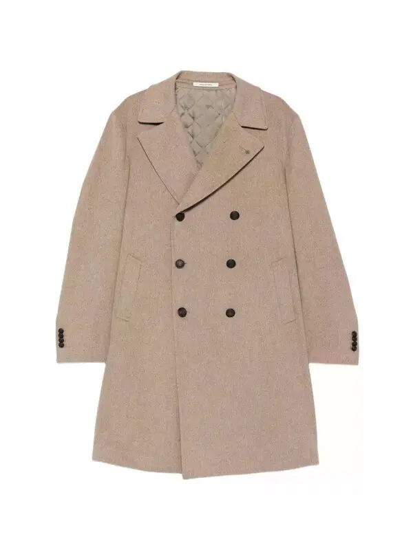 Tagliatore Double-breasted Coat - Neutrals