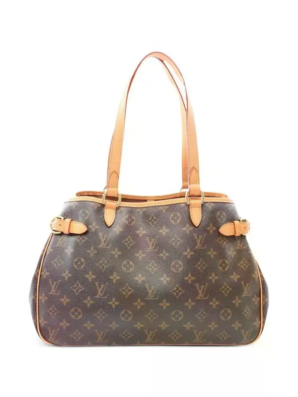 LOUIS VUITTON Monogram Canvas Batignolles Horizontal Shoulder Bag - Brown